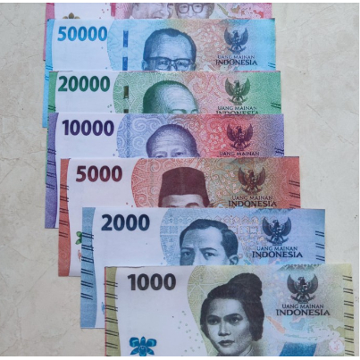 Jual [500 lbr] Uang Mainan Model Baru replikas uang rupiah Buat ...