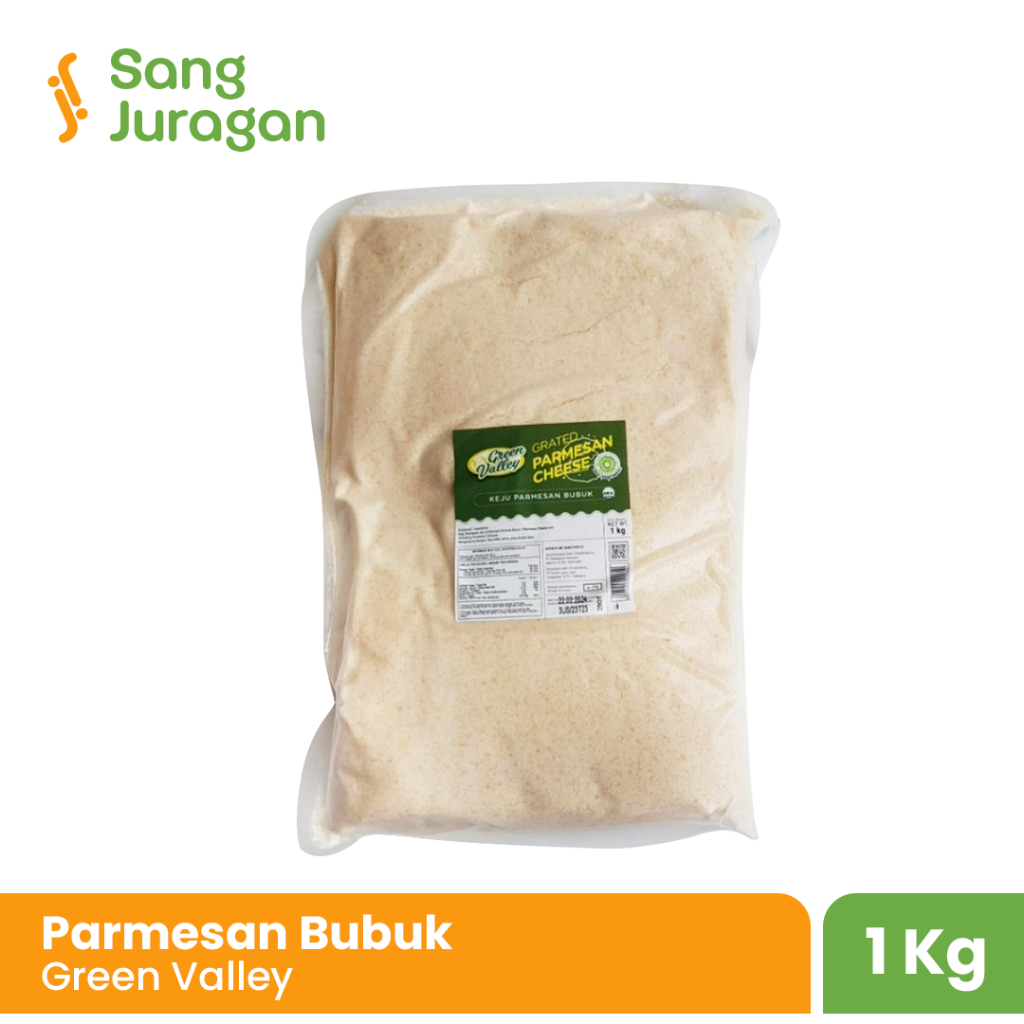 Jual Green Valley Grated Parmesan 1 Kg / Keju Parmesan Parut 1000 gram ...