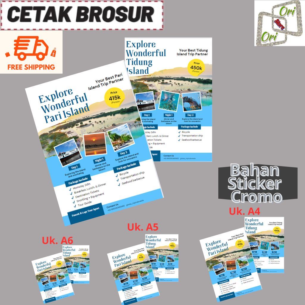 Jual Print Brosur Tempel | Cetak Brosur Flyer A5 MURAH | 1 Sisi Murah ...