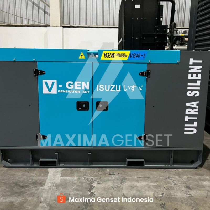 Jual GENSET 40 KVA - ISUZU 32000 WATT - GENSET ULTRA SILENT - GENSET ...