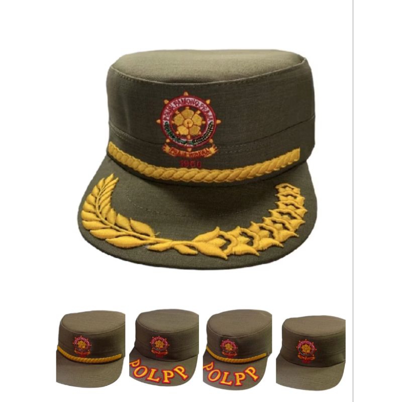 Jual Topi komando SATPOL PP/topi logo list satpol PP/TOPI POL PP /TOPI ...