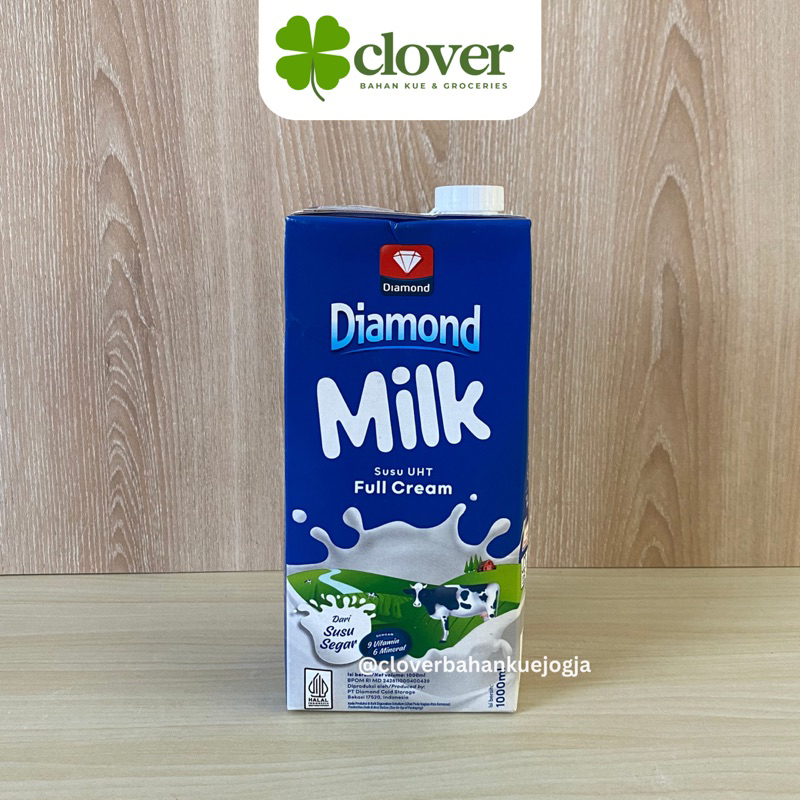 Jual UHT DIAMOND FULL CREAM Kemasan 1 Liter | Shopee Indonesia