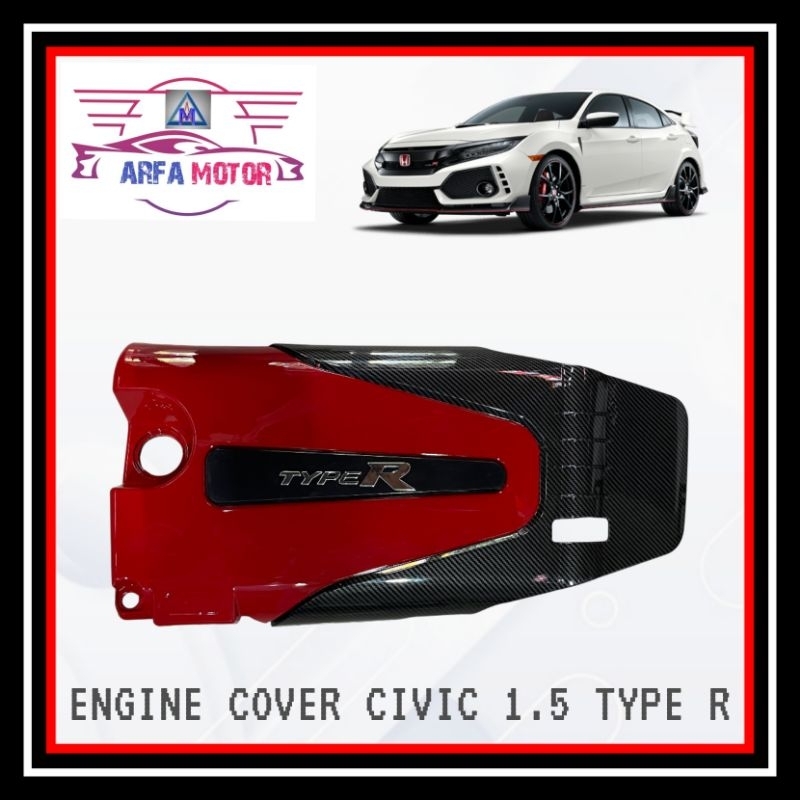 Jual Engine Cover All New Civic Turbo 1.5 Type R Sedan HB Import Tutup ...