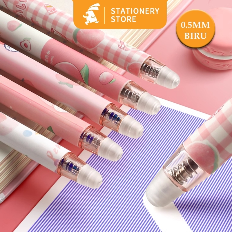 Jual 0.5 mm gelpen Biru Pulpen Gel Tinta Bisa Di hapus - Bolpoin Gel ...