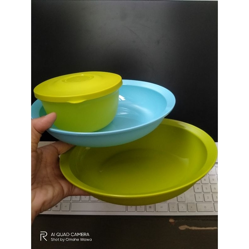 Jual Piring set Tupperware (3 pcs) | Shopee Indonesia