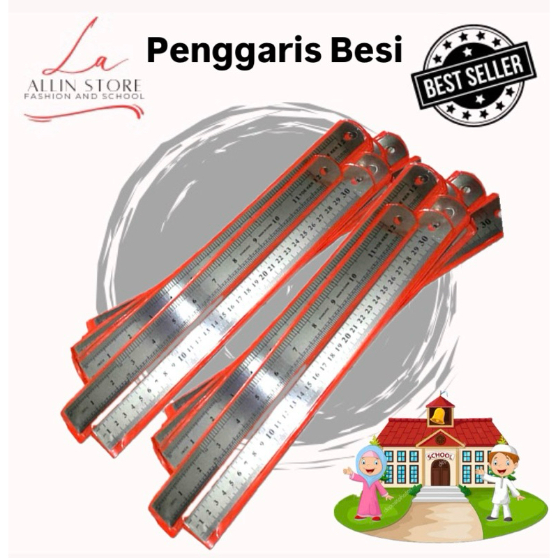 Jual Penggaris Besi Van - Art 30 CM | Shopee Indonesia