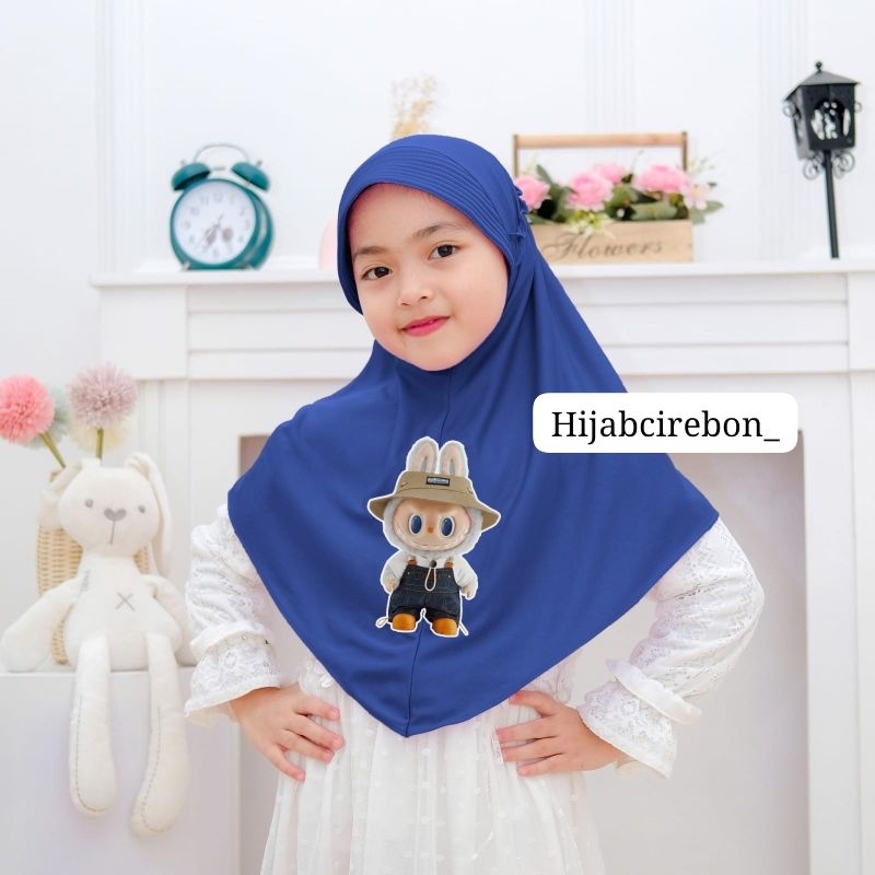 Jual Hijab Anak TK LABUBU Lucu / Hijab Anak TK Kekinian / Hijab Anak TK ...