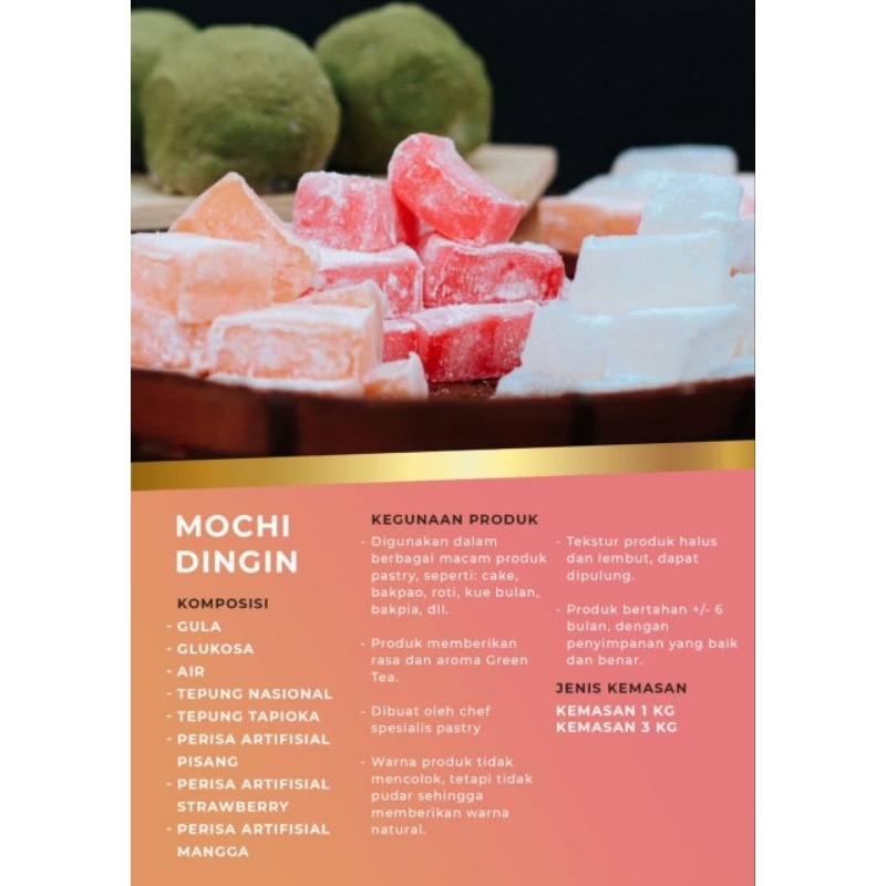Jual Mochi Dingin / Topping Mochi ( Mix Flavour) | Shopee Indonesia