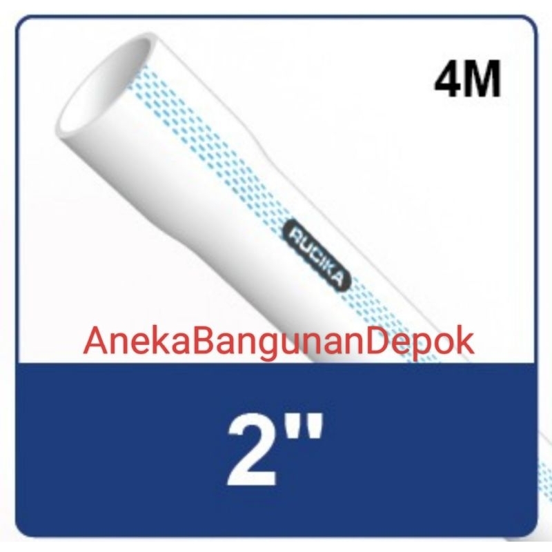 Jual Pipa Plaron 2 inch Merk RUCIKA AW & D - QUAD D - 1 Batang | Shopee Indonesia