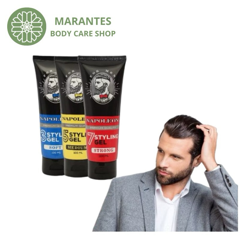 Jual perawatan rambut pria - Napoleon Pomade styling gel 100 ml ...
