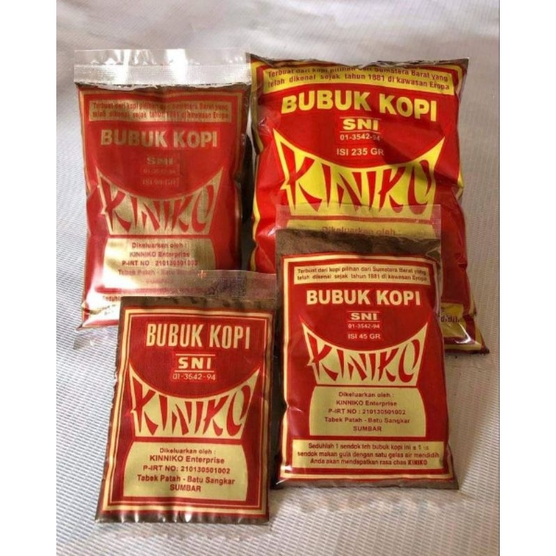 Jual KOPI KINIKO ASLI TABEK PATAH BATUSANGKAR/ KOPI ROBUSTA/ KOPI BUBUK ENAK/ RASA MANTAP ...