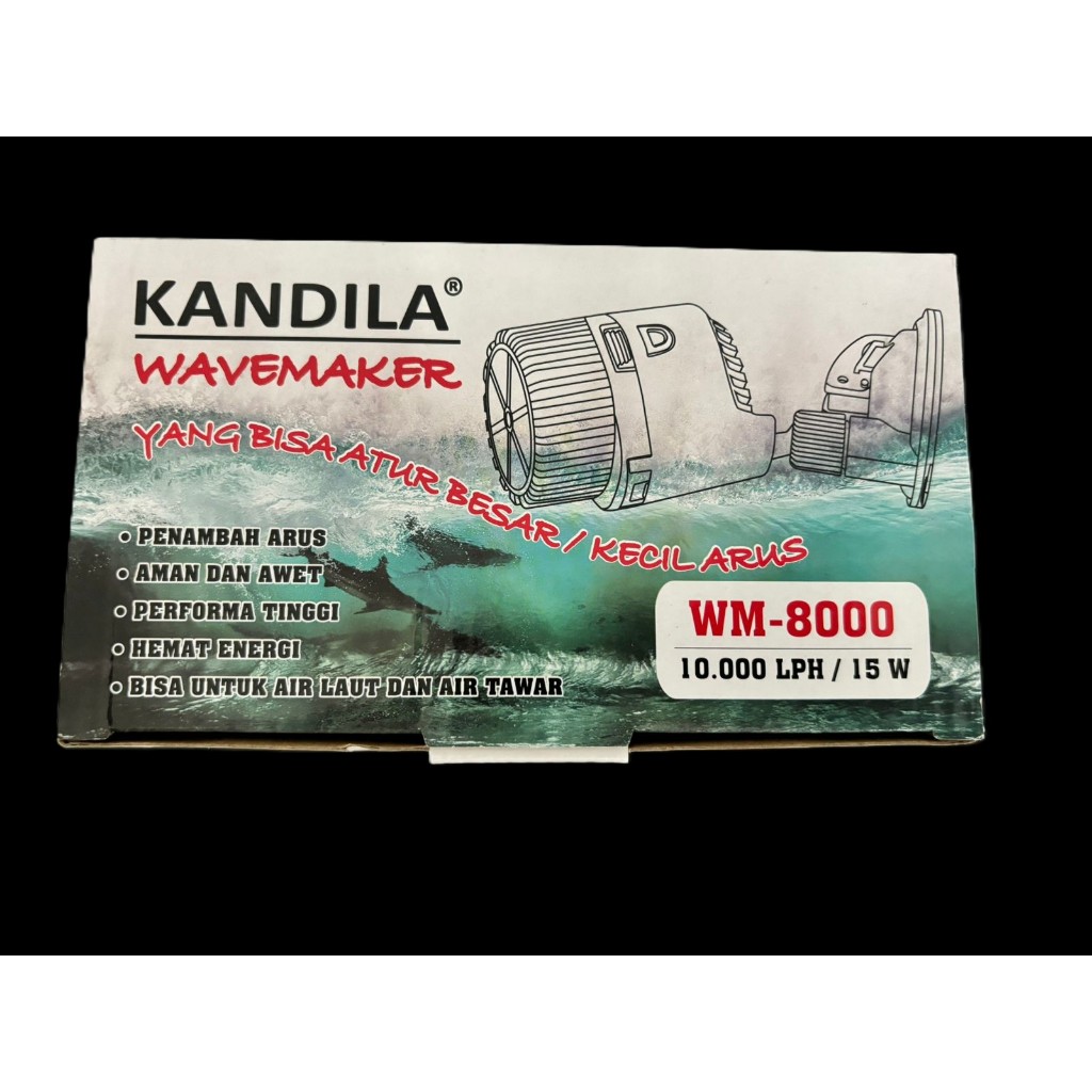 Jual Kandila WAVE MAKER WM8000 akuarium wavemaker kandila | Shopee ...