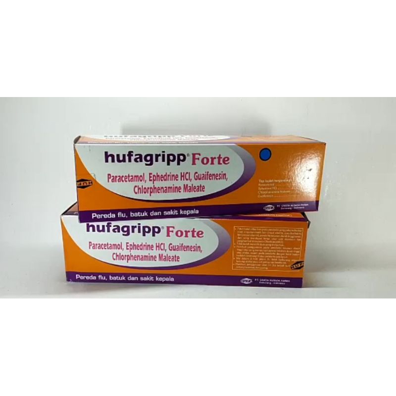 Jual Hufagripp Forte tablet per 1 setrip untuk mriang ,demam dan batuk ...