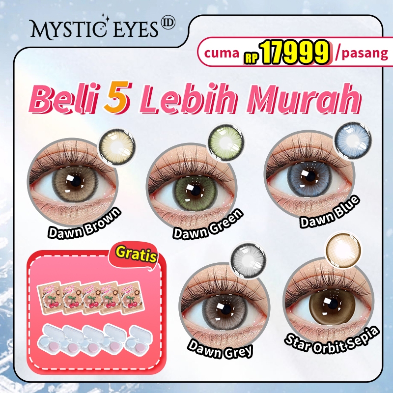 Jual [Beli 5 Lebih Murah]Mysticeyes Softlens 14.0-14.5mm Terlaris Gaya ...