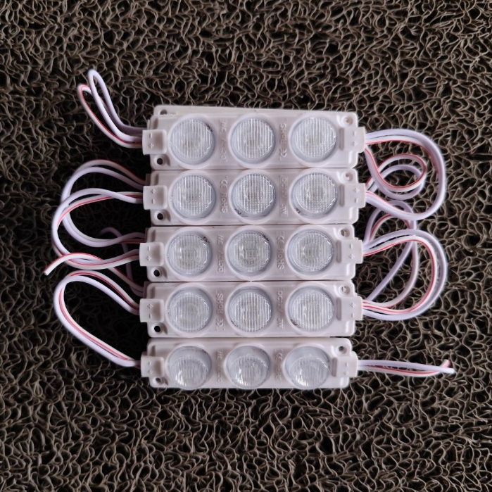 Jual Lampu LED Modul 3 Mata Titik SMD 7520 3030 24 Volt Waterproof 24v ...