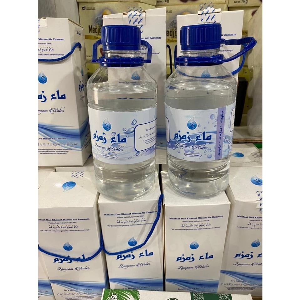 Jual air zamzam asli / air zam-zam 1 liter / zamzam asli original ...