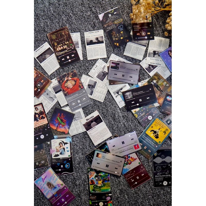 Jual Stiker Spotify Aesthetic Journal Random 1 pcs | Shopee Indonesia