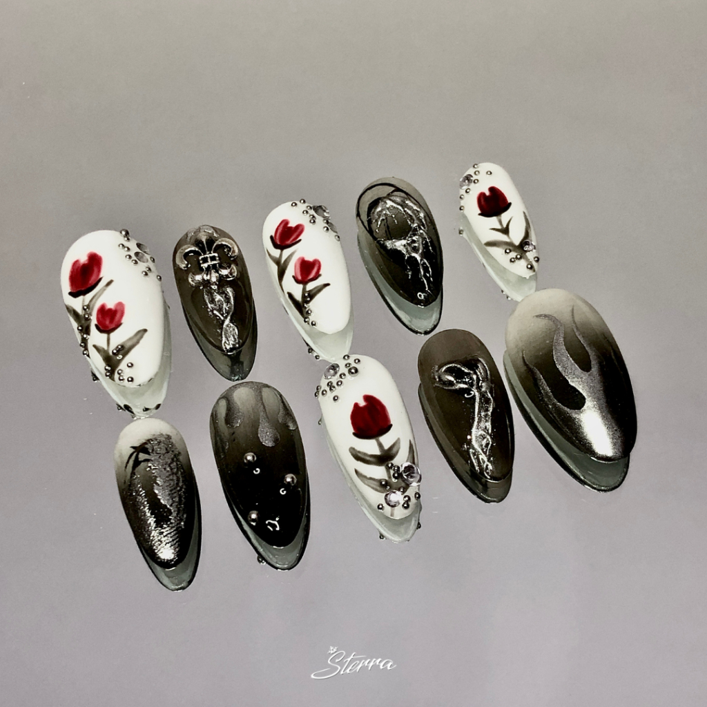 Jual Sterra Nails Greek Goddess Nyx - Gel Press On Nails / Fake Nails ...