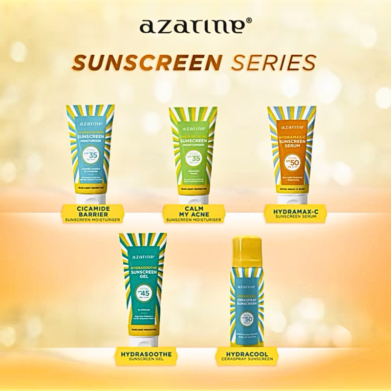 Jual Azarine Hydrasoothe Sunscreen Gel SPF | Sunscreen Gel SPF45 PA ...