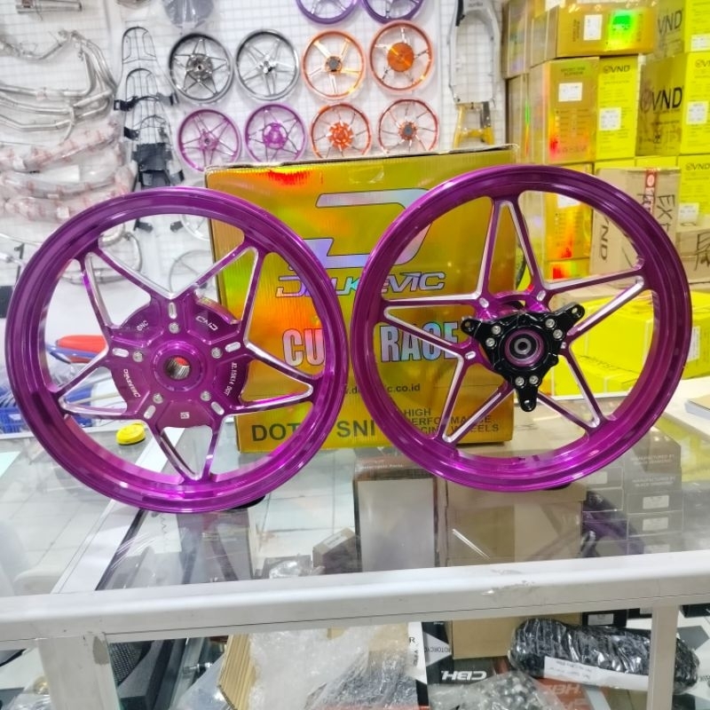 Jual VELG RACING DELKEVIC X1 AEROX CNC 185x14 & 215x14 ORIGINAL ...