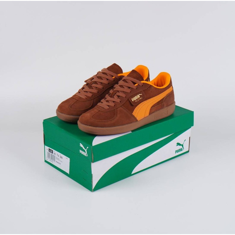 Jual Puma Palermo Brown Orange | Shopee Indonesia