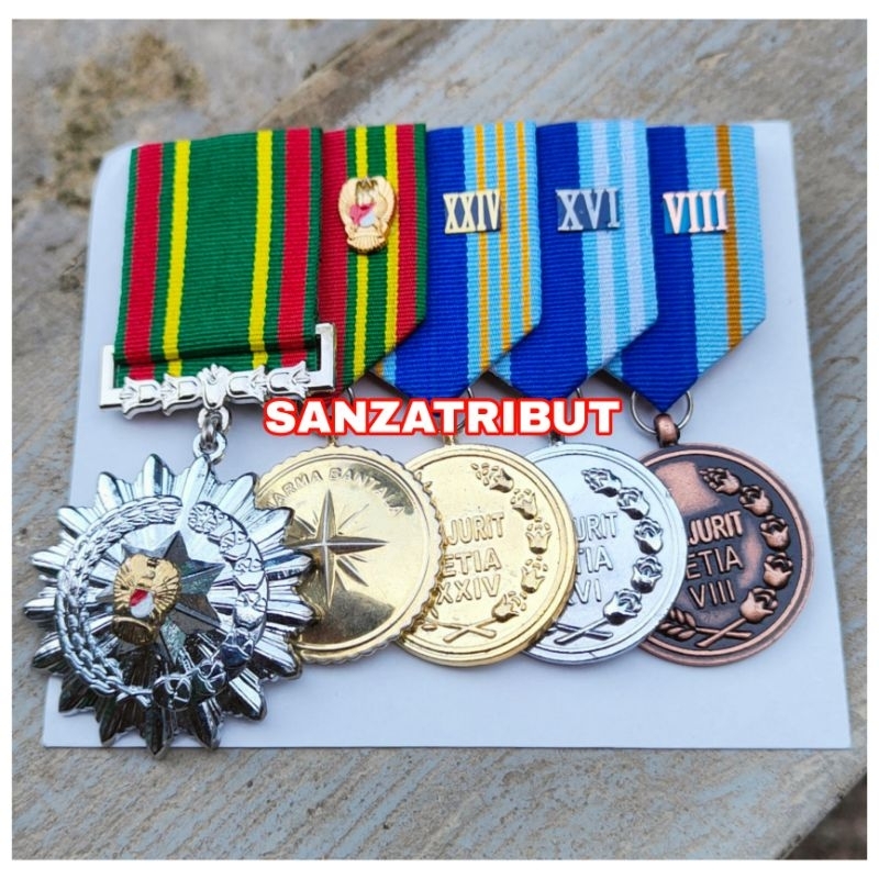 Jual Satya Lencana Mendali PDU Set Tni Ad Nararia Dharma Bantala 8 16 ...
