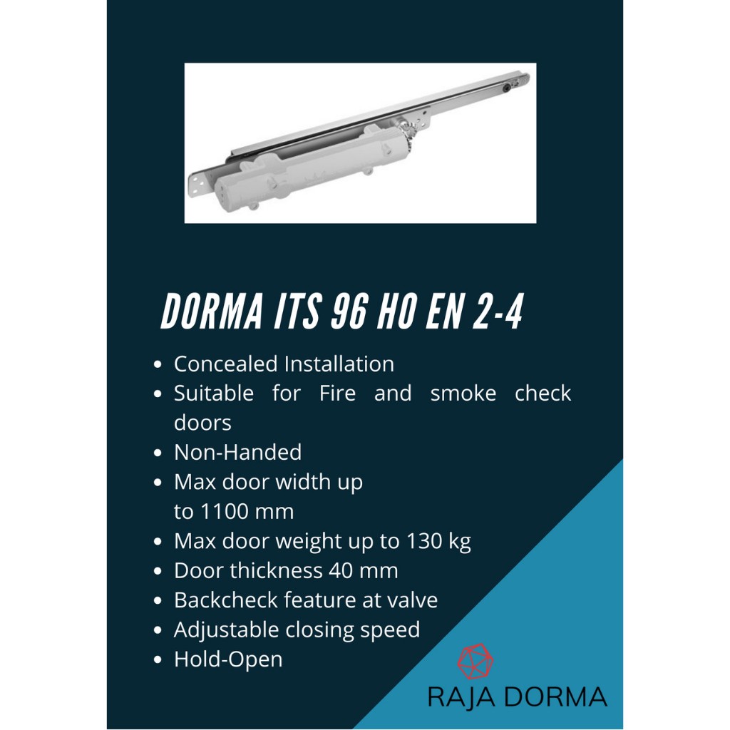 Jual Dorma Door Closer ITS96 HO EN2-4 dormakaba ITS 96 Hold Open EN 2-4 ...