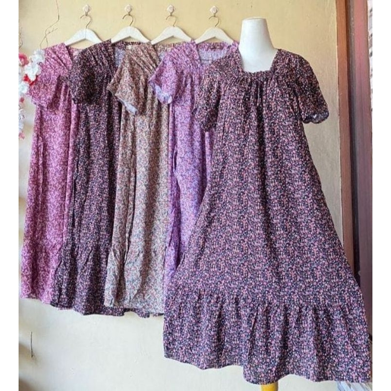 Jual daster viral rayon motif | Shopee Indonesia