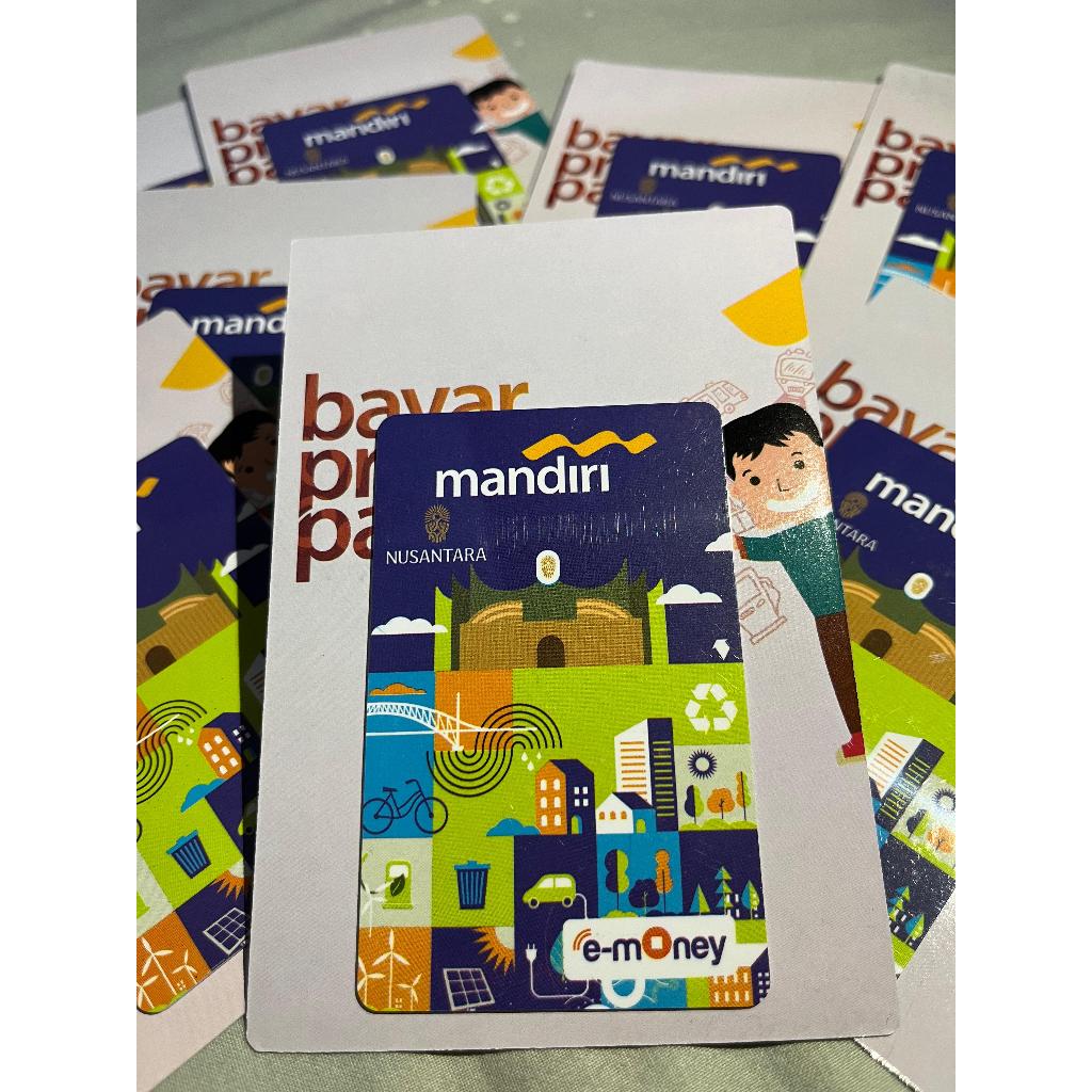 Jual E-TOLL E-MONEY EMONEY Mandiri KARTU CARD LIMITED livin Emoney ...