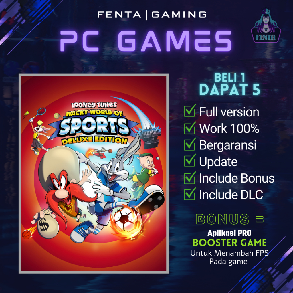 Jual LOONEY TUNES WACKY WORLD OF SPORTS DELUXE EDITION - GAME PC - GAME LAPTOP | Shopee Indonesia