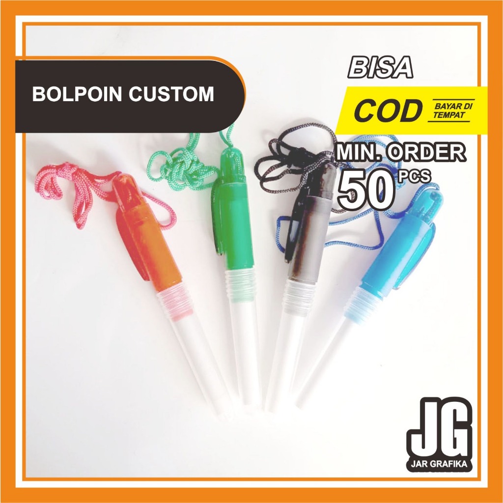 Jual Pulpen ballpoint pen pena bolpen Bos model tali custom desain ...