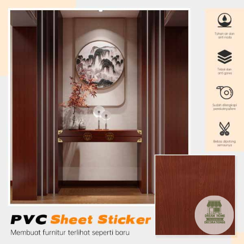 Jual Pelapis Furnitur PVC sheet stiker Lebar 122cm x 50cm stiker meja ...