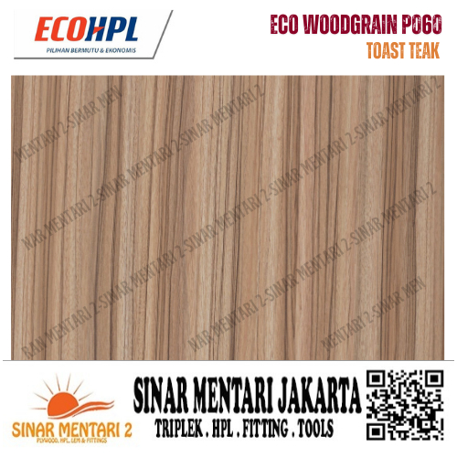 Jual ECO HPL WOODGRAIN P 061 Toast Teak | Shopee Indonesia