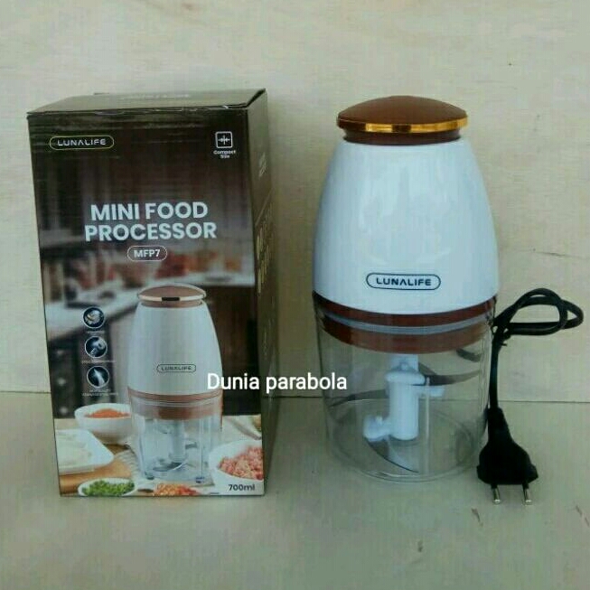 Jual MINI FOOD PROCESSOR LUNA MFP7 / 700ml / 4 blade Processor Chopper ...