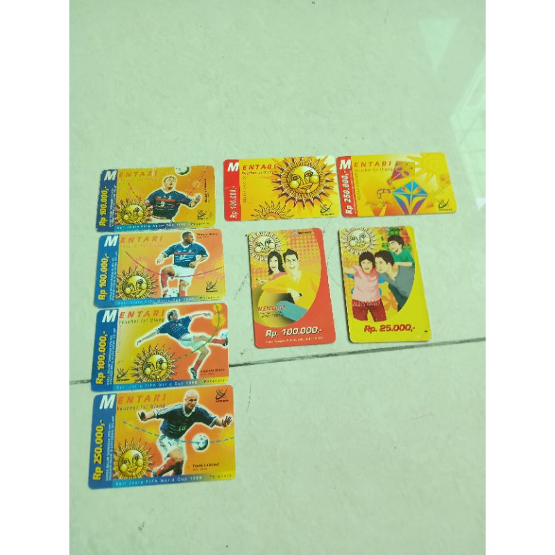Jual Kartu voucher isi ulang telephone telepon mentari jadul | Shopee ...