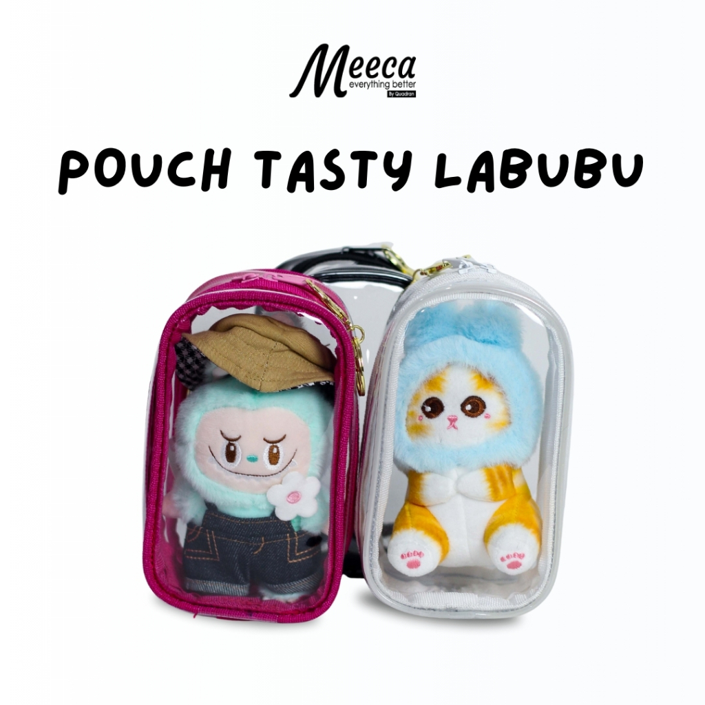 Jual POUCH LABUBU Lucu, mika transparan by Quadran | Shopee Indonesia