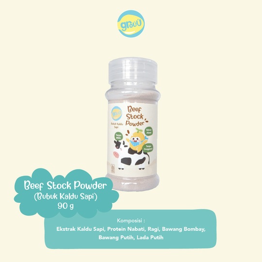 Jual Grouu Beef Stock Powder Bubuk Kaldu Sapi 90gr | Shopee Indonesia