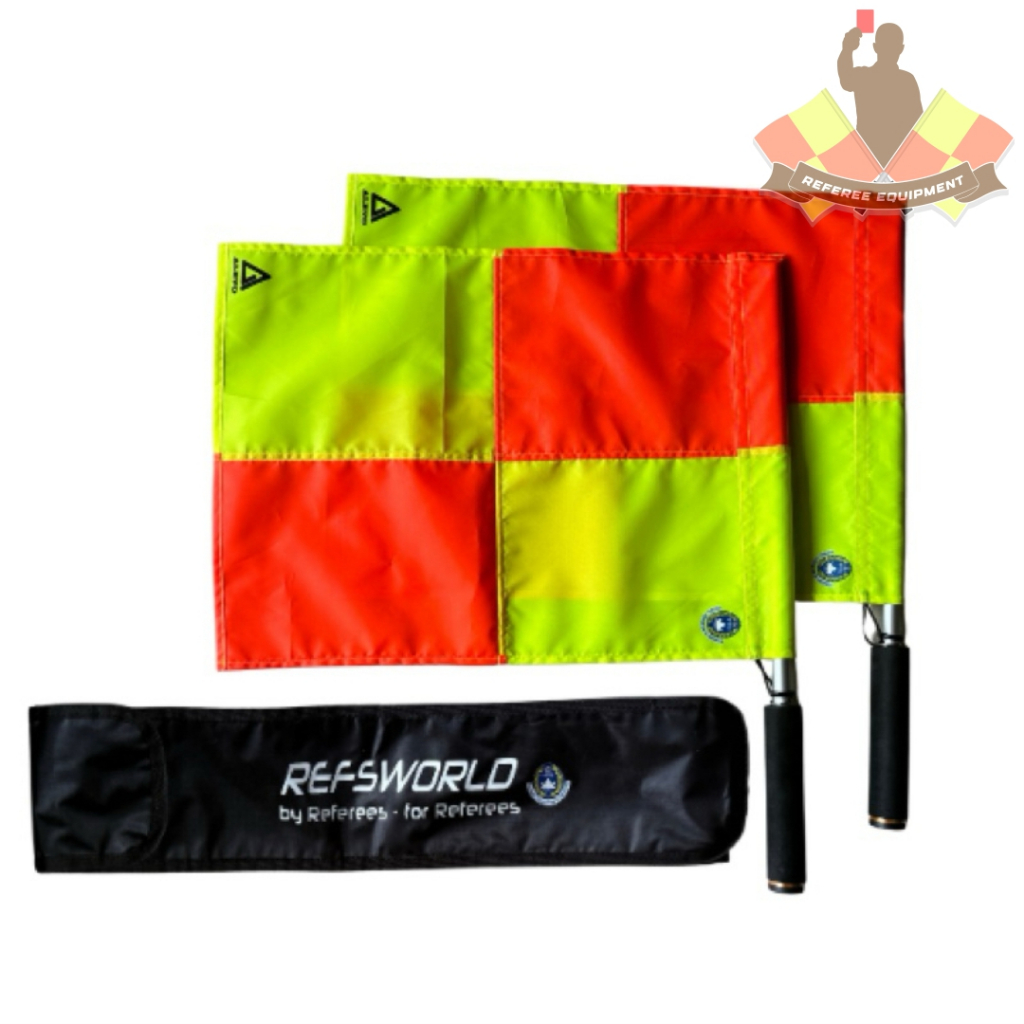 Jual PREMIUM BENDERA HAKIM GARIS REFEREE SEPAK BOLA / FUTSAL | Shopee ...
