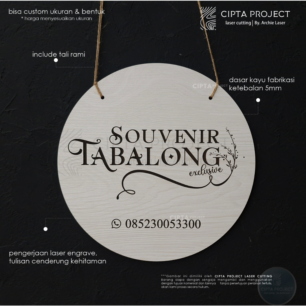 Jual Logo Sign Kayu / Papan Nama Toko Kayu / Signage Kayu / Sign Bazaar ...