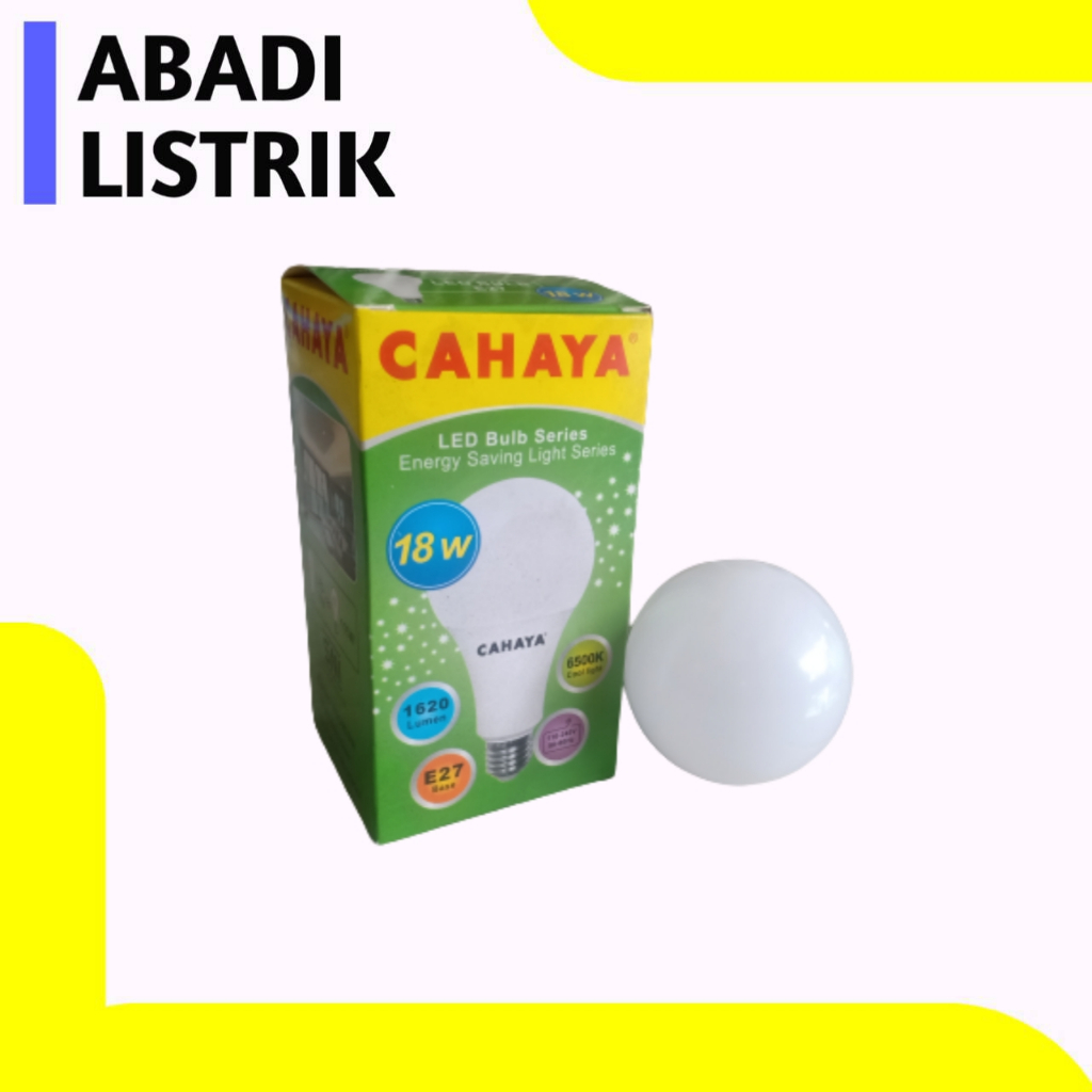 Jual CAHAYA Lampu LED 18 Watt Putih/Lampu LED Cahaya 18 Watt Putih SNI ...