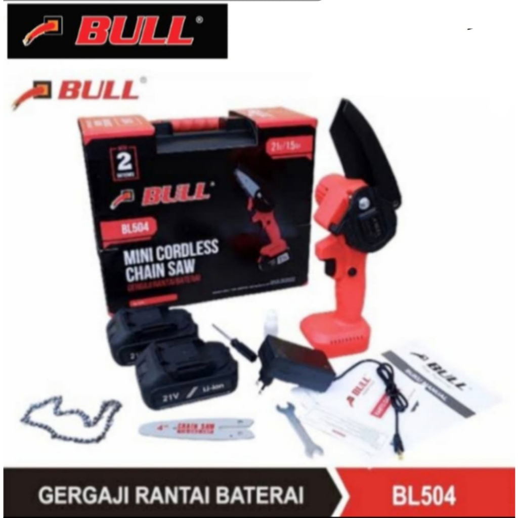 Jual BULL CORDLES CHAIN SAW 4" BL 504 | Shopee Indonesia