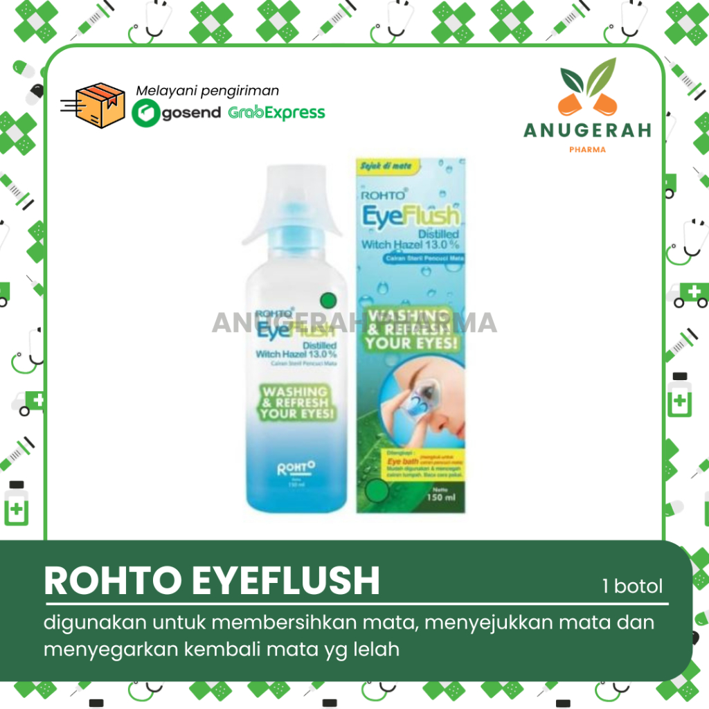 Jual Rohto EyeFlush 150ml | Rohto Eye Flush 150ml | Cairan Pencuci Mata ...