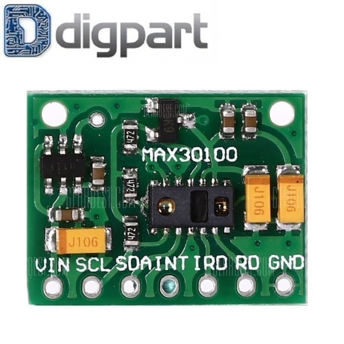 Jual MAX30100 MAX 30100 Heart Rate Click OXIMETER PULSE Sensor Modules ...