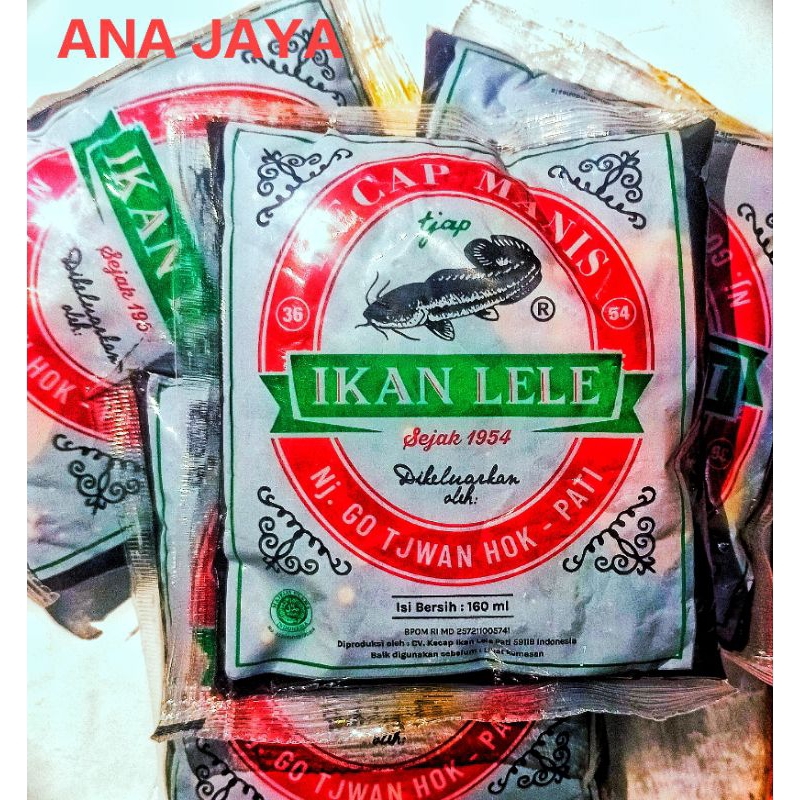 Jual KECAP MANIS CAP IKAN LELE KHAS PATI ASLI 160ml ISI 4pcs ...