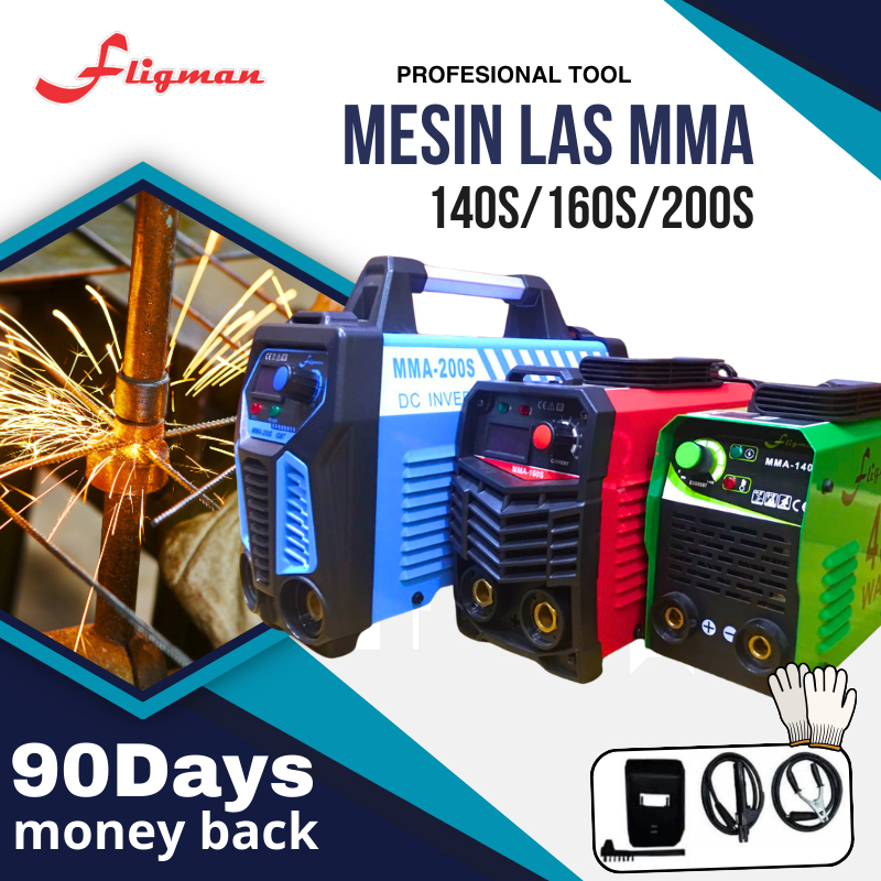 Jual Fligman Mesin Las Listrik Inverter Portable -140S/160/200S 220V Mma Igbt Arc Trafo | Shopee ...