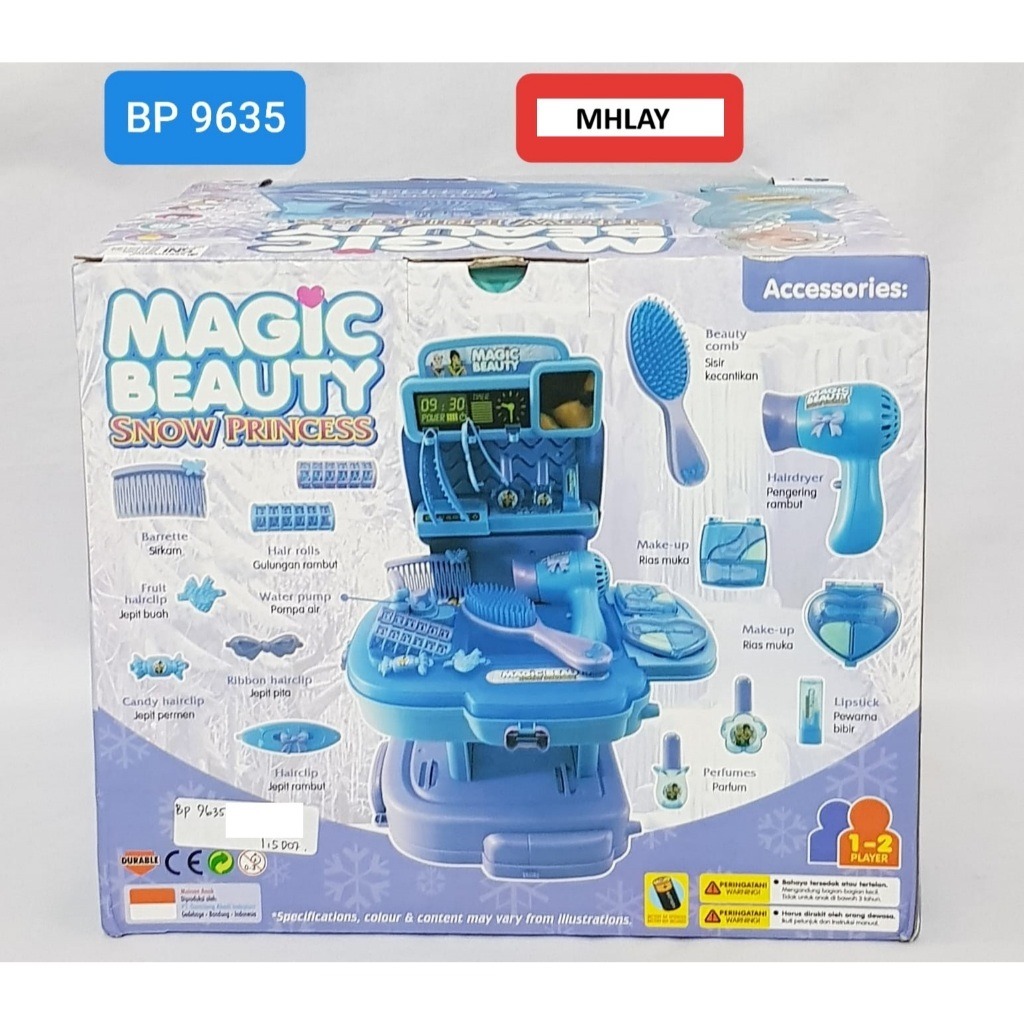 Jual mainan magic beauty BP9635 mainan anak perempuan meja rias set dan ...