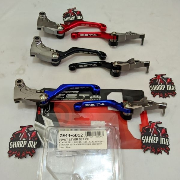 Jual Handle Lipat ZETA Pivot Lever Set KLX 150 250 DTRACKER ORIGINAL ...