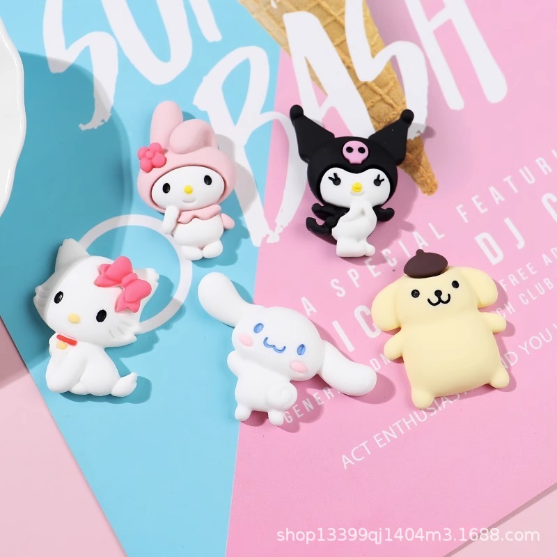 Jual RESIN CLAY KARAKTER MELODY KUROMI CINNAMOROL PURIN DIY KERAJINAN ...