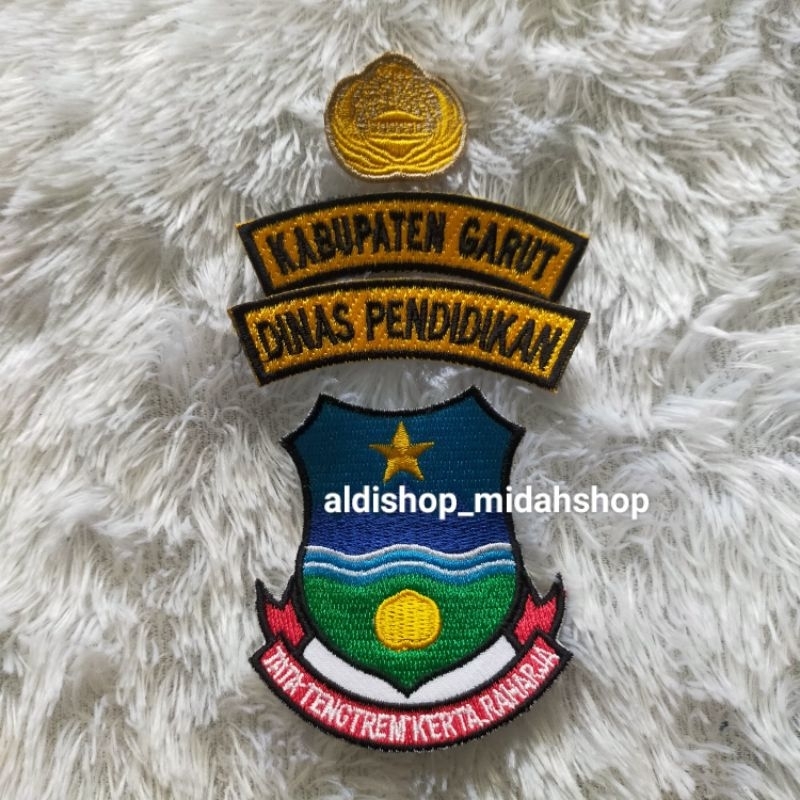 Jual bet Dispen kabupaten GARUT/LOGO KABUPATEN GARUT BORDIR | Shopee ...