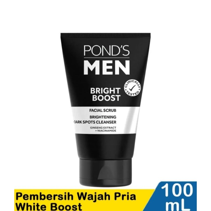 Jual Ponds Men Facial Wash Brightening Dark Spot 100g | Shopee Indonesia